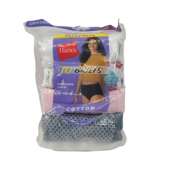 Hanes | Intimates & Sleepwear | Hanes Nwt Womens Tagless Briefs White ...